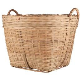 IB Laursen Korb aus Bambus mit Henkeln H&ouml;he 29.5, &Oslash; 31 cm skandinavische Deko Online Shop
