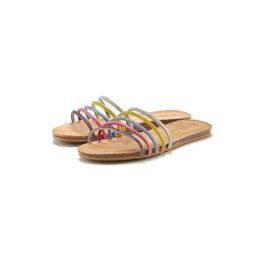 Lascana Pantolette 'Mule, Sandale, offener Schuh, Sommerschuh,' mehrfarbig Gr. 42 f&uuml;r Damen. Mit Strass-Steine