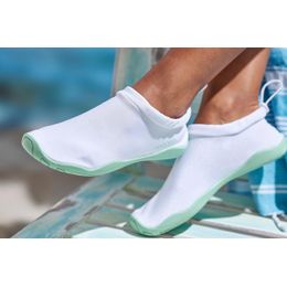 Venice Beach Damen Aquaschuh, Wei&szlig;, Gr. 45, Mokassins & Slippers, Material: Neopren