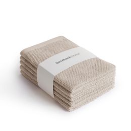 Gaestehandtuecher HERZBACH HOME "Spa", sandgrau, 5 Stk., Obermaterial: 100% Baumwolle CO., Handt&uuml;cher, 525g/m&sup2;, Premium-Qualit&auml;t, 100% Baumwolle, einfarbig