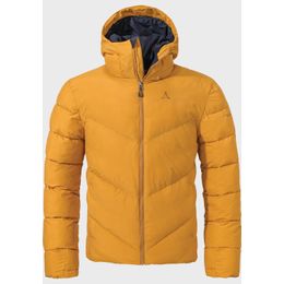 Sch&ouml;ffel Funktionsjacke SCH&Ouml;FFEL "Urban Ins Jacket Style Lodos MNS", Herren, Gr. 52, gelb (5735, gelb), Oberstoff: 63% Nylon, 37% Baumwolle. Futter: 100% Polyester. Futter: 100% Polyester. F&uuml;llung: 100% Polyester, regular fit, hoch geschlossener Ausschnitt, Jacken Funktionsjacke