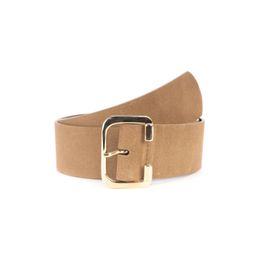 Lederg&uuml;rtel BA98-Cologne "BA98-Cologne Tailleng&uuml;rtel", Damen, Gr. 105, caramello, Obermaterial: 100% Lammleder LEL., G&uuml;rtel Lederg&uuml;rtel, Velour-Leder