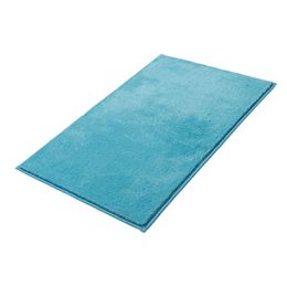 Badematte OTTO HOME "Cali, Badvorleger, Badezimmer Teppich, Duschvorleger", aqua, H:10mm, Polyester, Badematten, Badematte, weich, Uni Farben, auch als Teppich erh&auml;ltlich