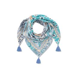 Modetuch Codello "Codello Tuch", Damen, blau, Obermaterial: 100% Baumwolle CO., Modet&uuml;cher, Bio-Baumwolle