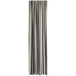 Vorhang HOMING "Abel" Gr. 1, blau, B:140cm H:245cm, Scherli, Baumwolle, Polyester, Gardinen, Vorhang, K&uuml;che, Landhaus, blickdicht