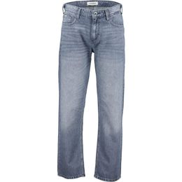 5-Pocket-Jeans LINDBERGH "Jeans Loose Fit", Herren, Gr. 33, L&auml;nge 34, dunkelgrau, Obermaterial: 100% Baumwolle, unifarben, loose fit, Jeans 5-Pocket-Jeans