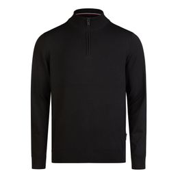 Troyer HECHTER PARIS "HECHTER PARIS FM Pullover", Herren, Gr. XL, schwarz, Obermaterial: 43% Modal CMD. 39% Baumwolle CO. 18% Polyamid PA., regular fit, Pullover Troyer, Weicher Modal