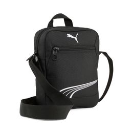 Umh&auml;ngetasche Puma "FUNDAMENTAL PORTABLE", Gr. B/H/T: 17cm x 21cm x 4cm, schwarz (Puma schwarz), Obermaterial: 100% Polyester, unifarben, Taschen Umh&auml;ngetasche, sportlicher Stil, mit mehreren F&auml;chern, pflegeleicht