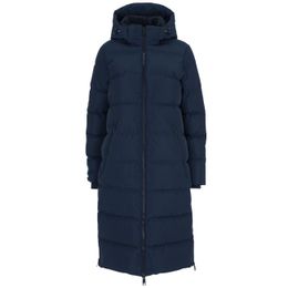 Steppmantel NEW VIEW "Julia", Damen, Gr. L, marine, Obermaterial: 100% Polyester PES., regular fit, M&auml;ntel Steppmantel, mit weitenregulierbarer Kapuze