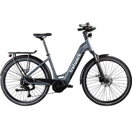 E-Bike Tretwerk "Amber" Gr. 48, dunkelgrau, Elektrofahrr&auml;der, 48cm, 28 Zoll (71,12cm), E Bike Damen 28" Elektrofahrrad 155 - 185cm Hollandrad