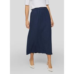 Schlupfrock Rabe "Rock", Damen, Gr. 48, blau (dunkelblau), 80%Polyester 18%Viskose 2%Elasthan, unifarben, ausgestellt, R&ouml;cke