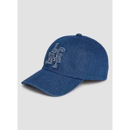 Beanie Lecomte "M&uuml;tze", Damen, dunkelblau, 100%Baumwolle, M&uuml;tzen Beanie
