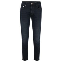 5-Pocket-Jeans HECHTER PARIS "HECHTER PARIS FM Jeans", Herren, Gr. 32-34, L&auml;nge 34, navy, Obermaterial: 92% Baumwolle CO. 6% Polyester PES. 2% Elasthan EL., regular fit, Jeans 5-Pocket-Jeans, Unimuster