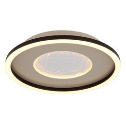 Globo LIGHTING LED Deckenleuchte "WILEY", wei&szlig;, 1 Stk., Leuchten, Deckenlampe/rund/Wohnzimmer/Schlafzimmer/modern, LED Deckenleuchte