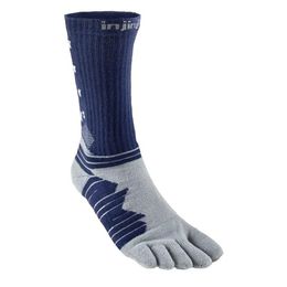 injinji Ultra Run Crew Bekleidung Unisex blau S