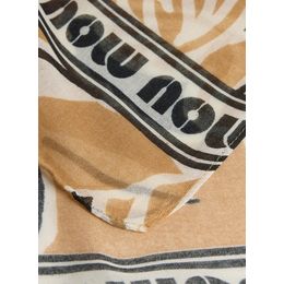 Schal Rabe "Schal", Damen, beige (braun), 100%Polyester, gebl&uuml;mt, Modet&uuml;cher Schal