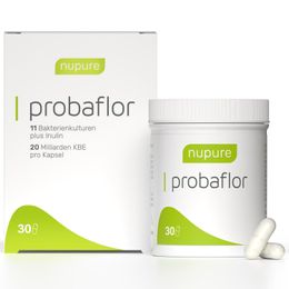 Testsieger Probiotika &deg; nupure probaflor 30 Kapseln zur Darmkur & Darmaufbaukur nach Antibiotika