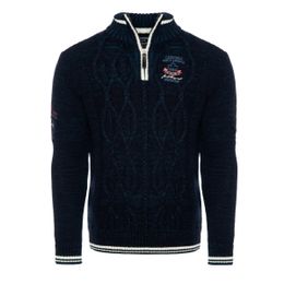 Strickpullover Carisma "Carisma Pullover", Herren, Gr. XXL, navy, Obermaterial: 100% Polyacryl PAN., regular fit, Pullover Strickpullover, Premium Strickpullover