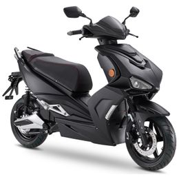 E-Motorroller Luxxon "Luxxon F18e (45km/h)", schwarz matt, schwarz, Elektromotorroller, 45 km/h, Elektroroller mit Stra&szlig;enzulassung, LED-Paket, B:71cm H:118cm L:184cm