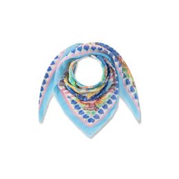 Modetuch Codello "Codello Tuch", Damen, blau, Obermaterial: 100% Baumwolle CO., Modet&uuml;cher, Kult-Textur