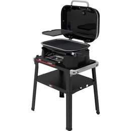 Elektrogrill Weber "LUMIN", schwarz, B:71,5cm H:99cm T:55cm, Kontaktgrill_Standgrill_Tischgrill_Teppanyakigrill, mit Stand