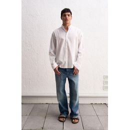 Baumwoll &Uuml;bergr&ouml;&szlig;e Hemdbluse