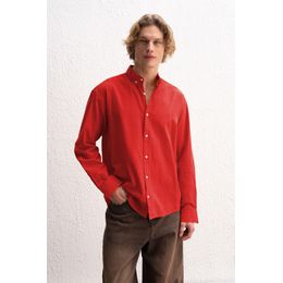 Baumwoll &Uuml;bergr&ouml;&szlig;e Hemdbluse