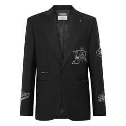 Philipp Plein Straight Regular Fit Blazer Beers Patches