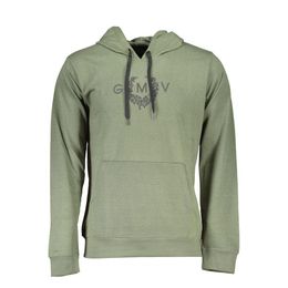 Gianmarco Venturi Verde Baumwoll Herren Hoodie