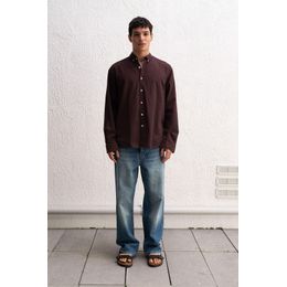 Baumwoll &Uuml;bergr&ouml;&szlig;e Hemdbluse