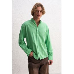 Baumwoll &Uuml;bergr&ouml;&szlig;e Hemdbluse
