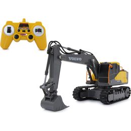 RC-Bagger Jamara "Volvo EC160E, 1:26, 2,4GHz", gelb, Fernlenkfahrzeuge, KinderB:12cm H:18cm T:39cm, B:12cm H:18cm T:39cm
