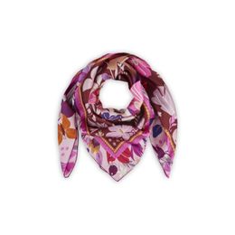 Modetuch Codello "Codello Tuch", Damen, rot, Obermaterial: 100% Seide silk., Modet&uuml;cher, mit Blumenmuster