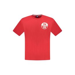 North Sails Rosso Baumwoll Herren T-Shirt