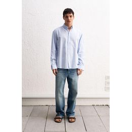 Baumwoll &Uuml;bergr&ouml;&szlig;e Hemdbluse