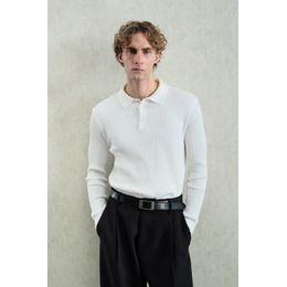 Slim Fit Polo-Nacken T-Shirt