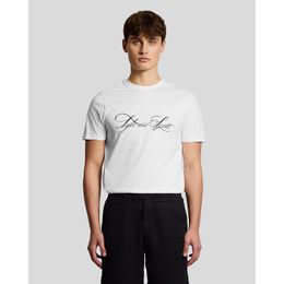 Lyle & Scott Superfeines Baumwoll-Graphic-Logo-T-Shirt