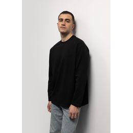 Comfort Fit Langarm Crew Neck T-Shirt