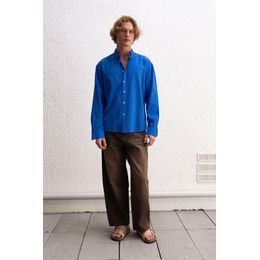 Baumwoll &Uuml;bergr&ouml;&szlig;e Hemdbluse