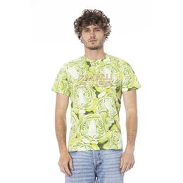 Cavalli Class Tiger-Print Rundhals-T-Shirt Ca24344