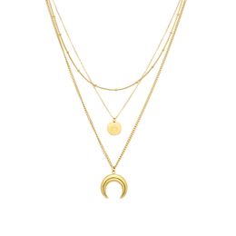 Luxenter Halskette mit 18 Karat Gelbgold-Finish &ndash; Salsu
