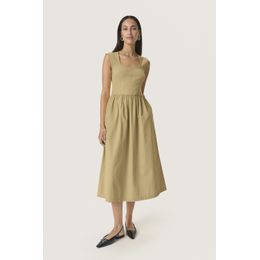 Soaked in Luxury Jerseykleid Feminine Form beige