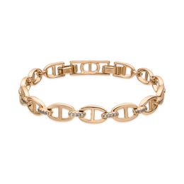 Luxenter Armband mit 18 Karat Gelbgold-Finish und Zirkonia &ndash; Ibel