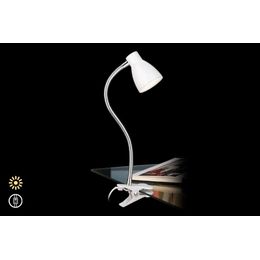 Briloner Leuchten LED Klemmleuchte "Grip", silber, Leuchten