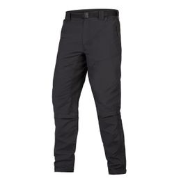 Fahrradhose ENDURA "ENDURA Hummvee-Hose", Herren, Gr. S, N-Gr, schwarz, Obermaterial: 100% Nylon NY., regular fit, Hosen Fahrradhose, mit Robusten Sitzbereich