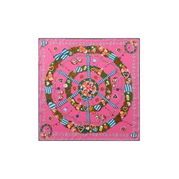 Modetuch Codello "Codello Tuch", Damen, pink, Obermaterial: 100% Seide silk., Modet&uuml;cher, mit typisch bayrischen Oktoberfest-Motiven