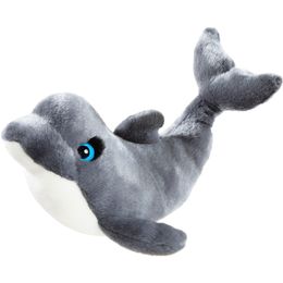 Kuscheltier Heunec "Bedrohte Tiere, Maui Delphin 28 cm", grau (grau, wei&szlig;), Pl&uuml;schfiguren, KinderL:28cm, Polyester, Kuscheltier, L:28cm