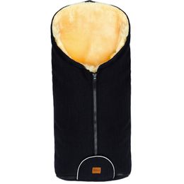 Fu&szlig;sack fillikid "Pamir Winterfu&szlig;sack", Kinder, schwarz, Lammfell, Polyester, Fu&szlig;s&auml;cke Fu&szlig;sack, f&uuml;r Autositze Gr. 0 und Kinderwagen