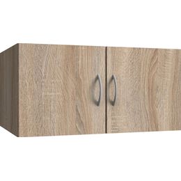 Aufsatzschrank wimex "Multiraumkonzept", braun (eiche s&auml;gerau, nachbildung), B:80cm H:40cm T:40cm, Holzwerkstoff, Schr&auml;nke, Schranksystem