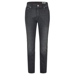 5-Pocket-Jeans HECHTER PARIS "HECHTER PARIS FM Jeans", Herren, Gr. 33-34, L&auml;nge 34, graphite, Obermaterial: 92% Baumwolle CO. 6% Polyester PES. 2% Elasthan EL., regular fit, Jeans 5-Pocket-Jeans, Unimuster